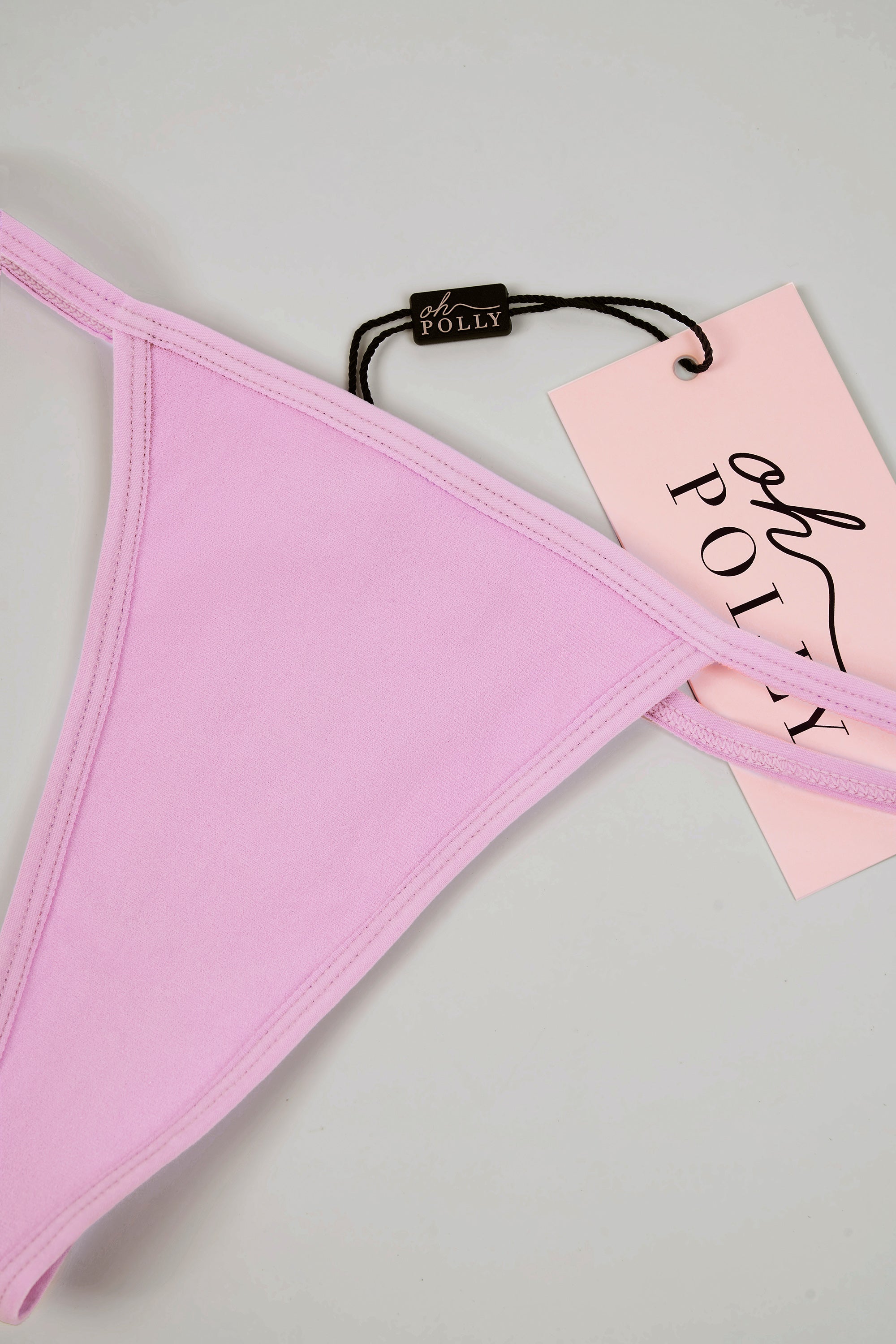 Intimates Mid-Rise Seamless Thong in Violet Pink | Oh Polly