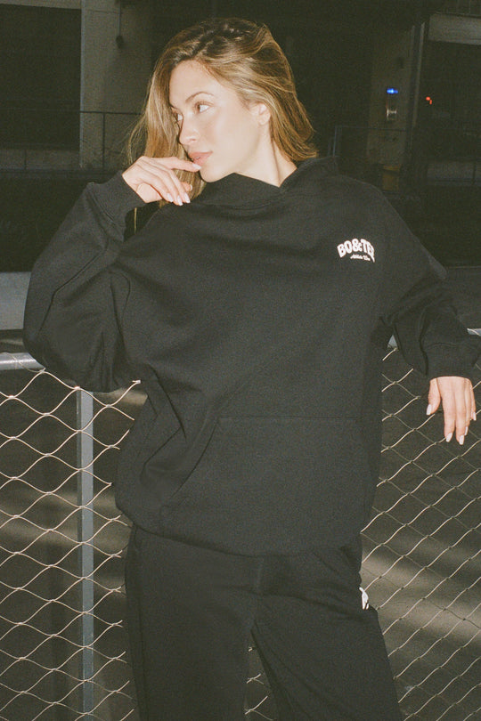 Oversized Hoodie in Black | Oh Polly