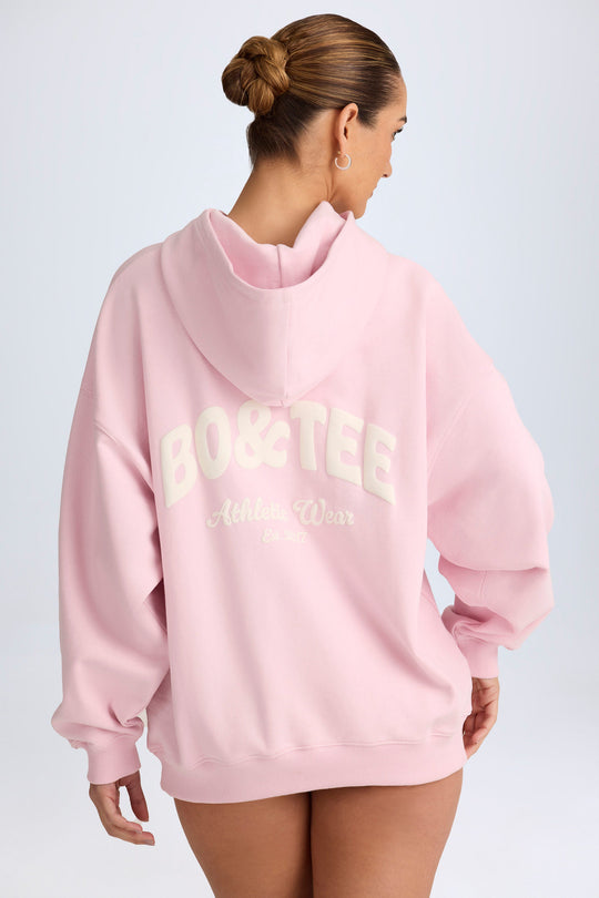 Oversized Hoodie in Soft Pink | Oh Polly